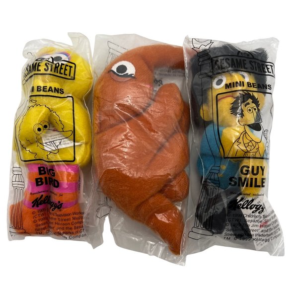 Sesame Street | Toys | Kelloggs Sesame Street Mini Beans Big Bird Guy ...